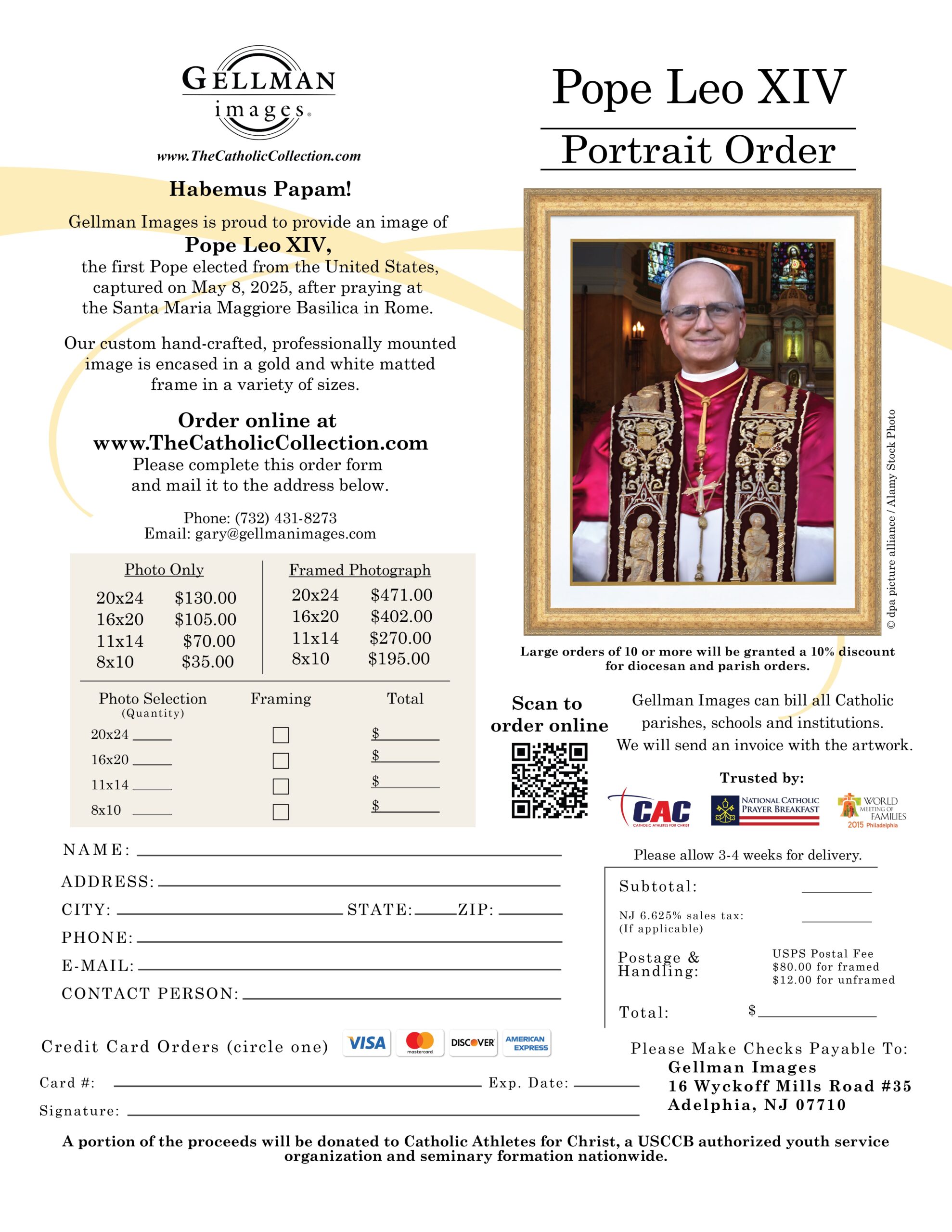 Downloadable Order Form – THE CATHOLIC IMAGE COLLECTION
